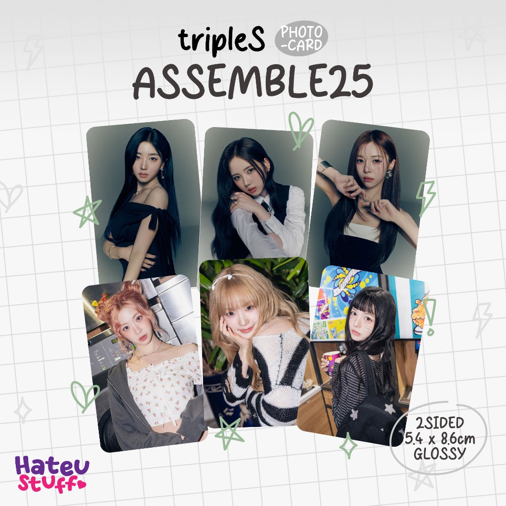 Jual tripleS Unofficial Photocard ASSEMBLE25 (Are You Alive) | Shopee Indonesia