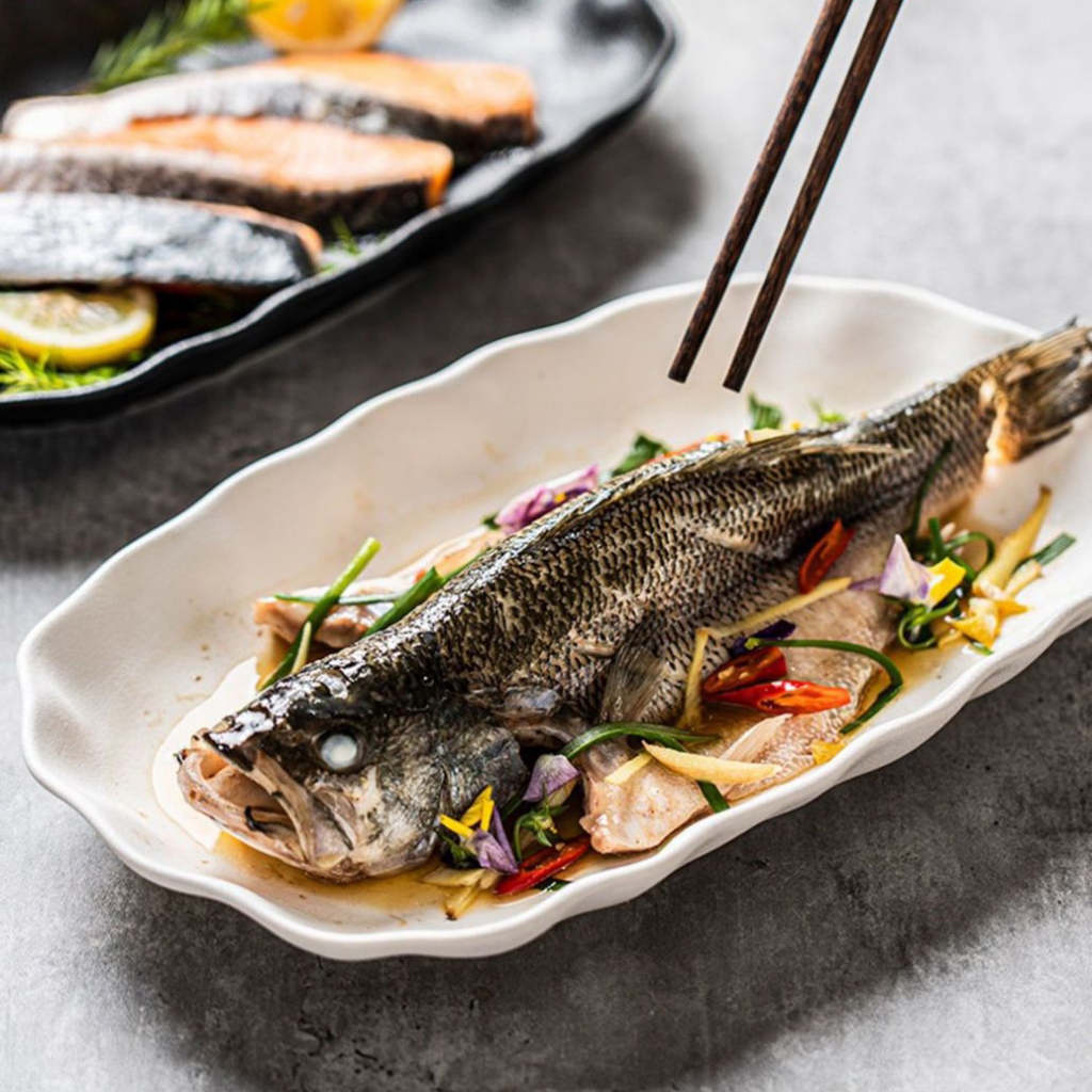 Jual HARUKA Fish plate/Long plate/Platter/Deep plate/Piring keramik HQ ...