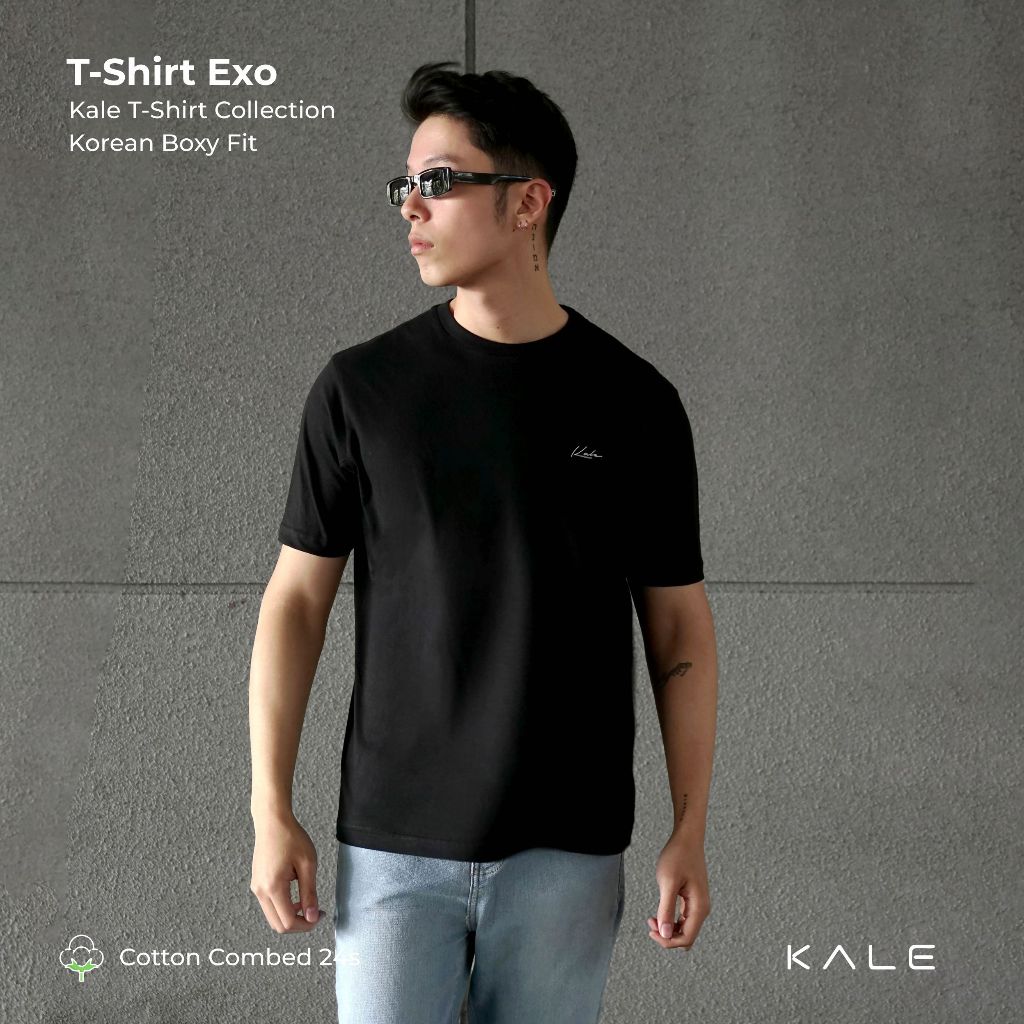 Jual KALE Exo / atasan kaos pria / baju kaos pria / kaos basic pria ...