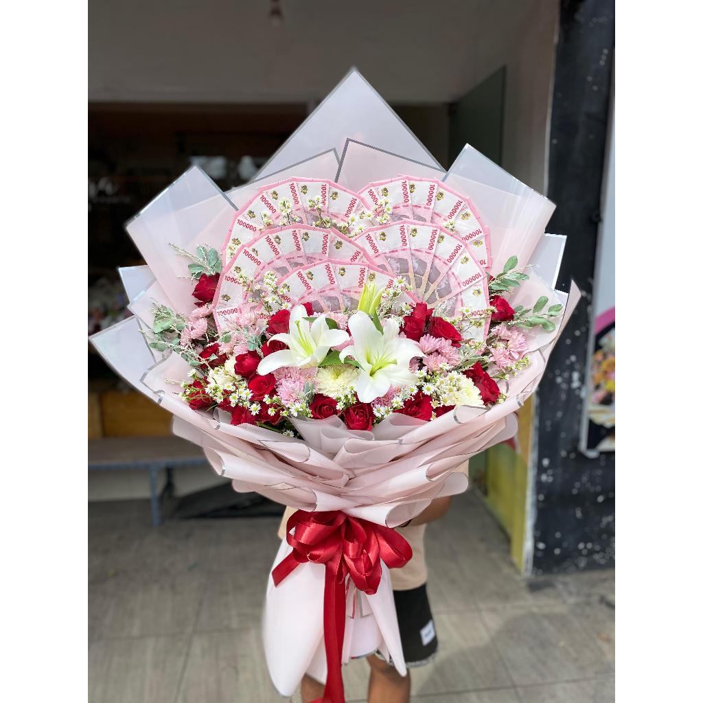 Jual [ READY / TIDAK PO ] Buket uang | Bunga Uang | Money Bouquet ...