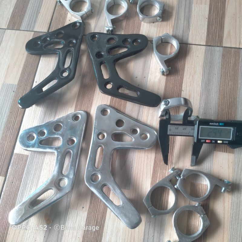 Jual BRAKET BREKET BRICKET LAMPU RX KING CNC MODEL BPRO-KUPINGAN LAMPU ...