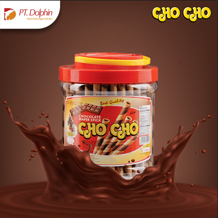Jual Cho Cho Wafer Stick | Wafer Roll Rasa Coklat Dari PT Dolphin | 500 ...