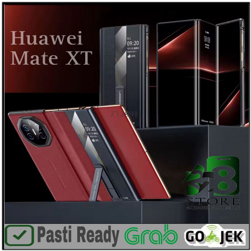 Jual CASE HUAWEI MATE XT ULTIMATE LUXURY LEATHER STAND HOLDER BOOK FLIP ...