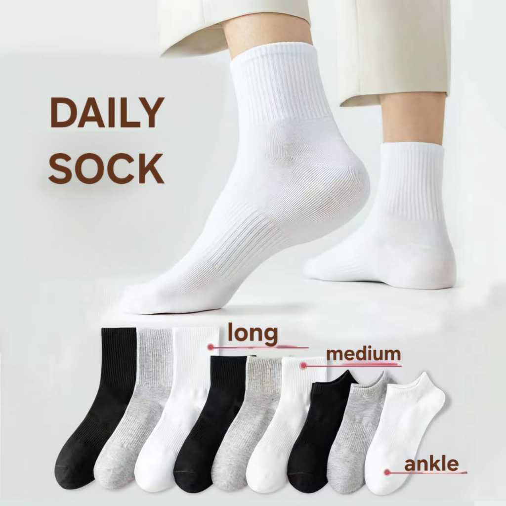Jual BAJUKIDDIE DAILY SOCK KAOS KAKI SEHARI HARI SANTAI ANKLE HIDDEN MTA KAKI PANJANG PRIA ...
