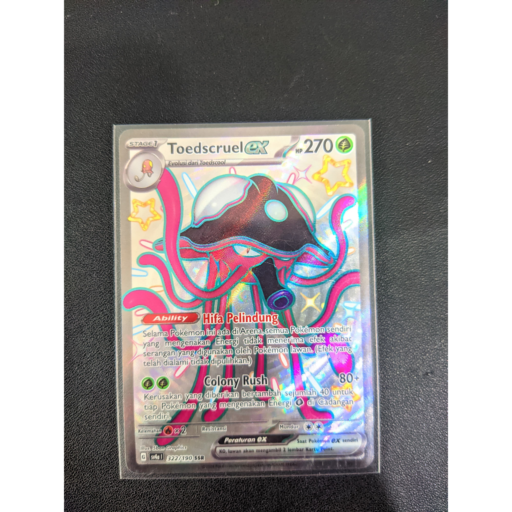 Jual Pokemon TCG Indonesia sv4a Shiny Toedscruel ex 322/190 SSR ...