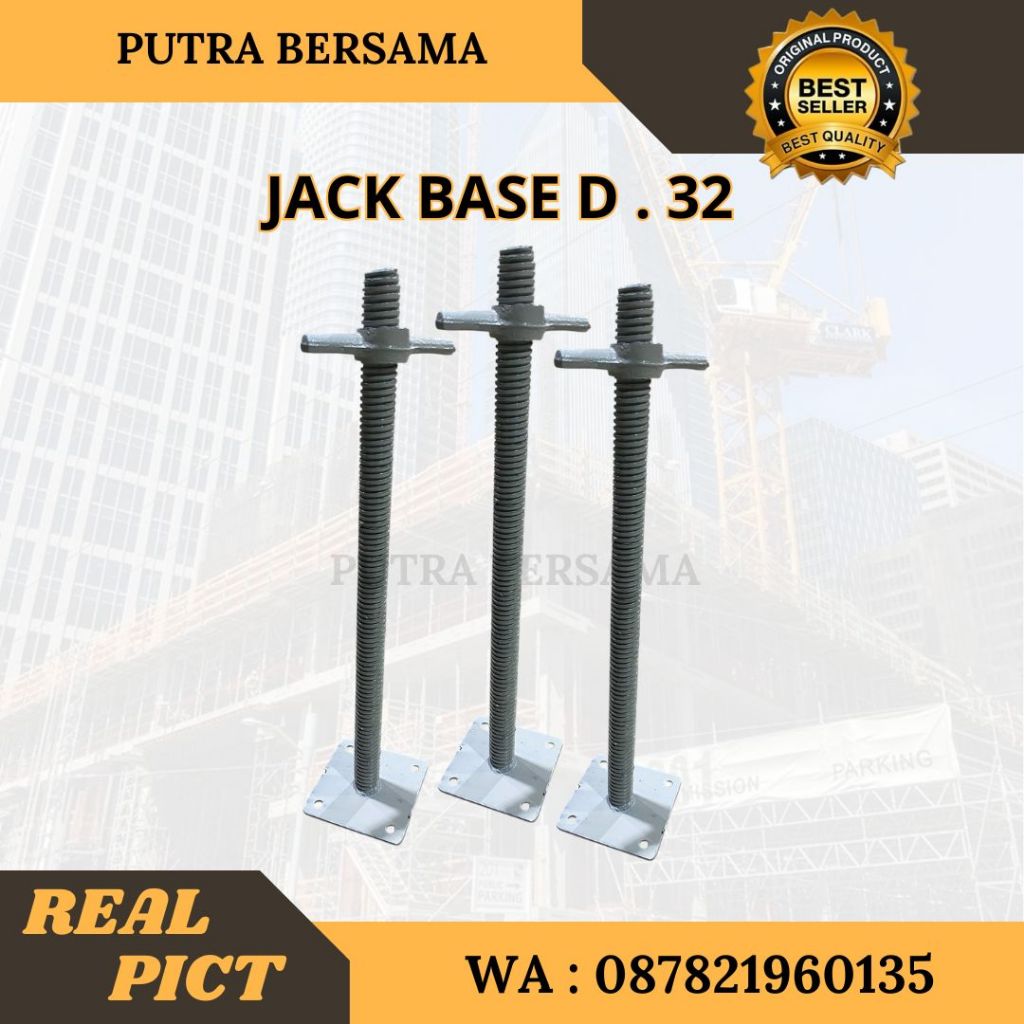 Jual JACK BASE SCAFFOLDING 32mm | Shopee Indonesia