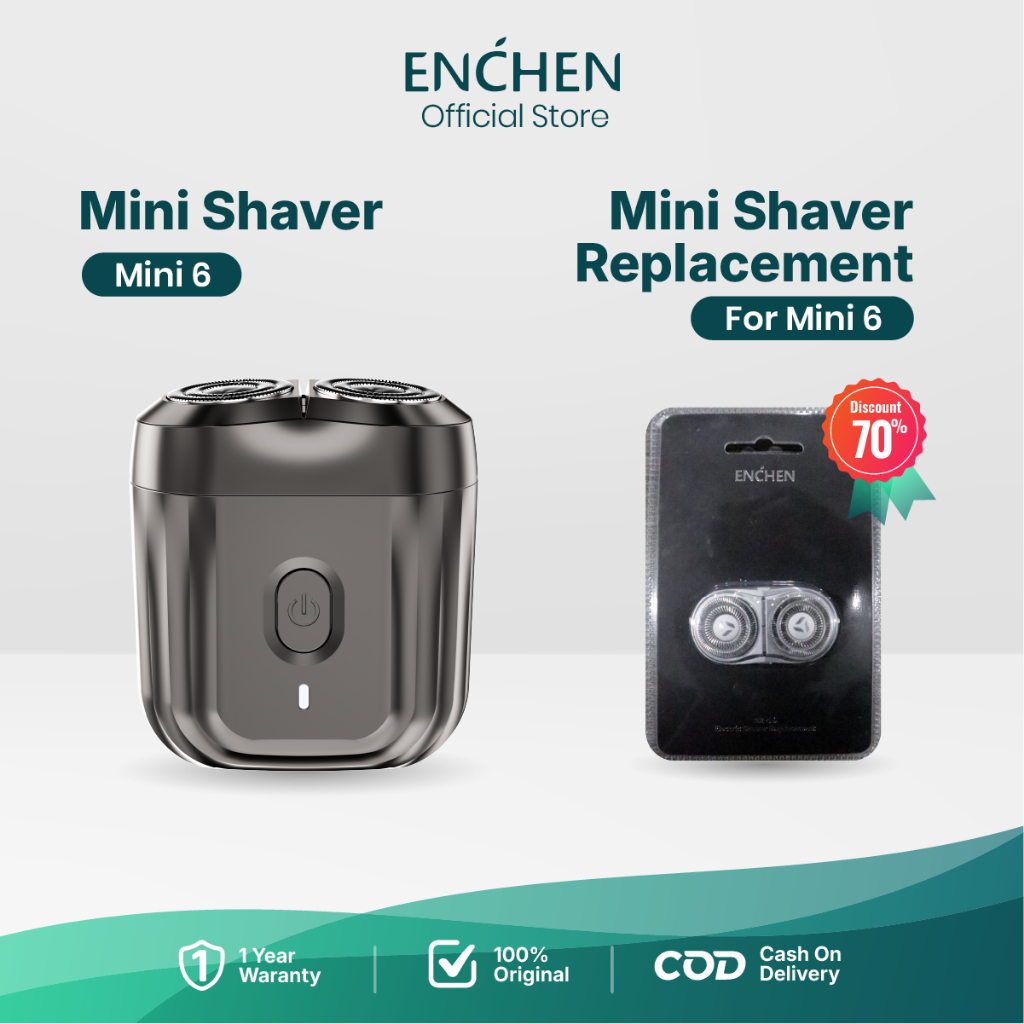 Jual [Penawaran Kombo] ENCHEN Mini 6 Alat Cukur Jenggot & Kepala ...