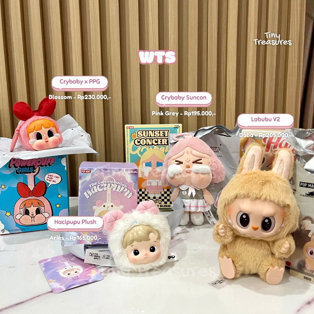 Jual Popmart Plushies - Crybaby Sunset Concert, PPG, Labubu V2 Have A ...