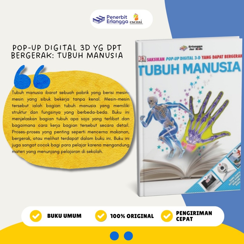 Jual [Erlangga Official] Buku Referensi Anak: Pop-Up Digital 3D yang ...