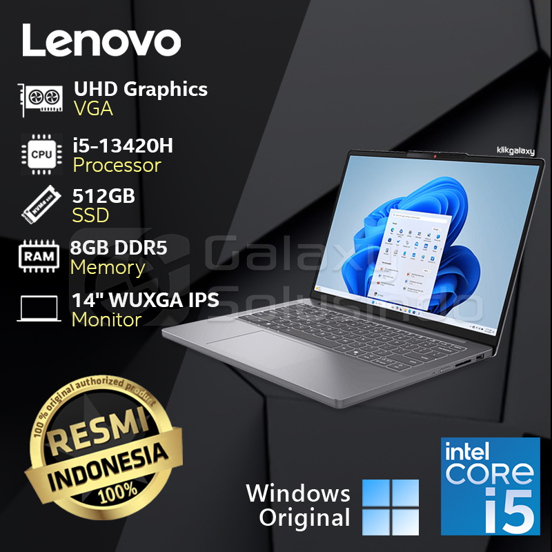 Jual Lenovo IdeaPad Slim 3 14IRH10- Intel Core i5-13420H 512GB SSD 8GB RAM Notebook Laptop ...