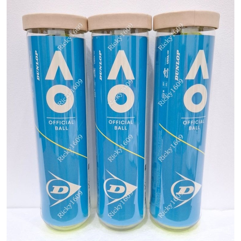 Jual BOLA TENIS DUNLOP AUSTRALIAN OPEN - BOLA TENIS DUNLOP AO (PREMIUM ...