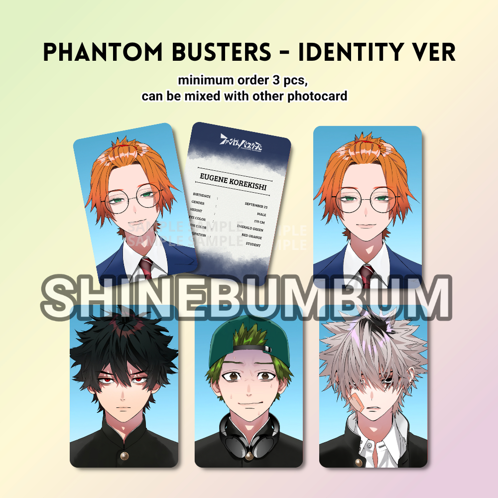 Jual Photocard Phantom Busters - Identity Ver [SHINEBUMBUM] | Shopee ...