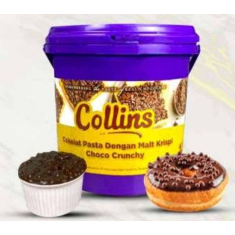 Jual COLLINS SELAI COKLAT CRUNCHY REPACK 250 GR | Shopee Indonesia