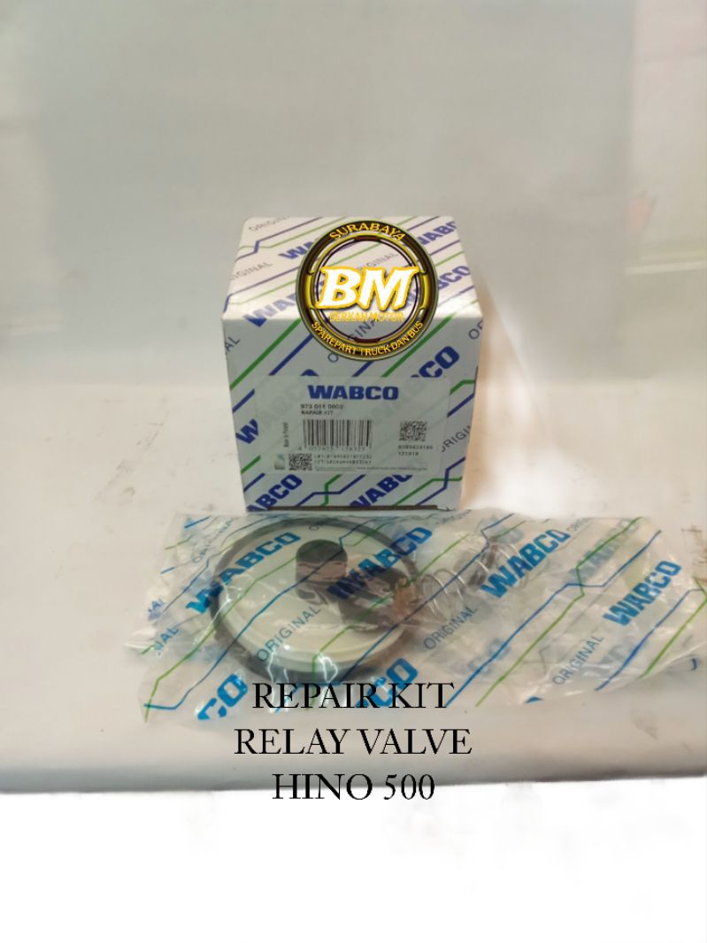 Jual Repair Kit Relay Valve HINO 500 FM260JD WABCO 9730110002 | Shopee ...