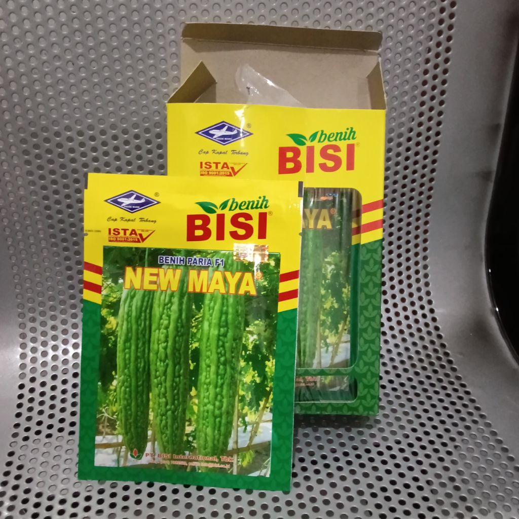 Jual Benih Bibit Paria Pare New Maya F1 (Panjang Berbobot buahnya lebat ...