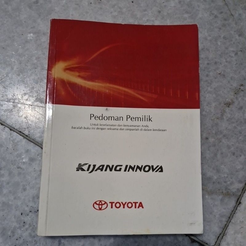 Jual BUKU MANUAL MOBIL INOVA MODEL LAMA tahun 2011 - 2013. | Shopee ...
