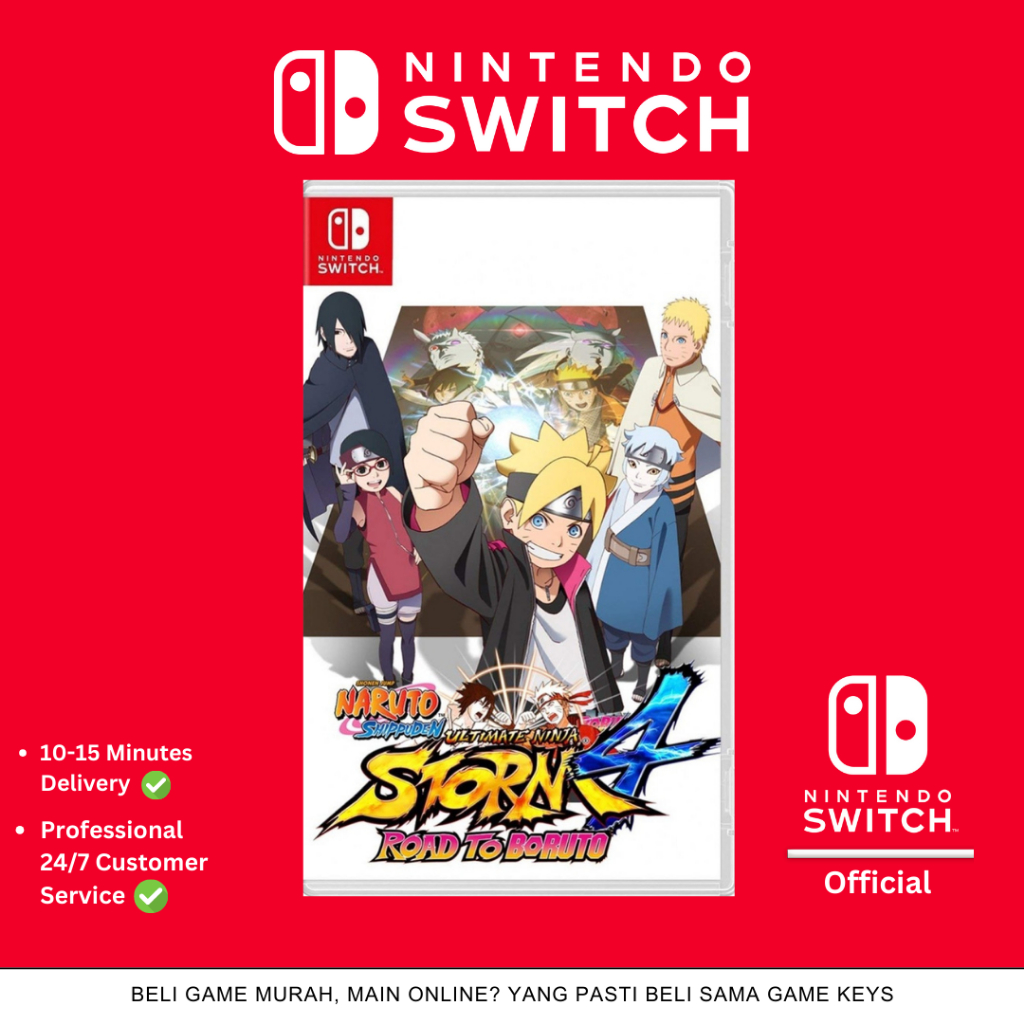 Jual Naruto Shippuden Ultimate Ninja Storm 4 - Nintendo Switch (digital ...