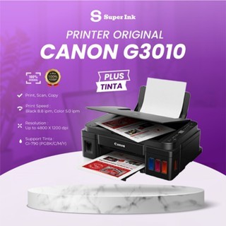 Jual Printer Canon Pixma G3010 G 3010 Wireless Print Scan Copy Wifi MegaTank Pengganti G3000 ...