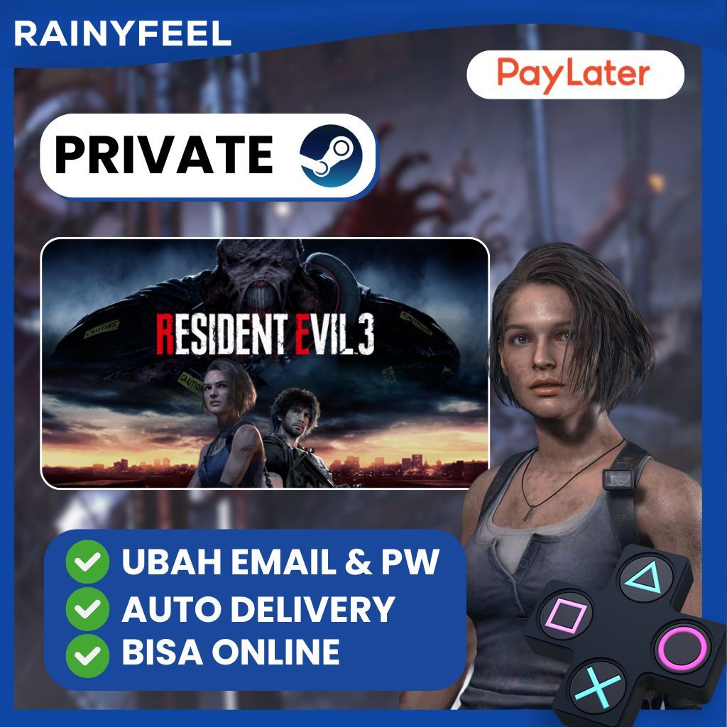 Jual [BONUS STEAM KEY] Resident Evil 3 REMAKE (Sharing With Resident Evil 2 REMAKE) / AUTO ...