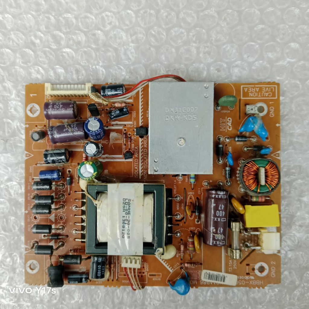 Jual POWER SUPLAY AC MATIC REGULATOR PSU TV POLYTRON PLD20D302 NORMAL ...