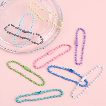 Jual (1Pcs) Ball Chain Rantai Biji Merica Kecil Gantungan Rantai Bola ...