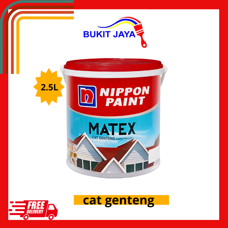 Jual Nippon Paint Matex Cat Genteng 2.5L | Shopee Indonesia