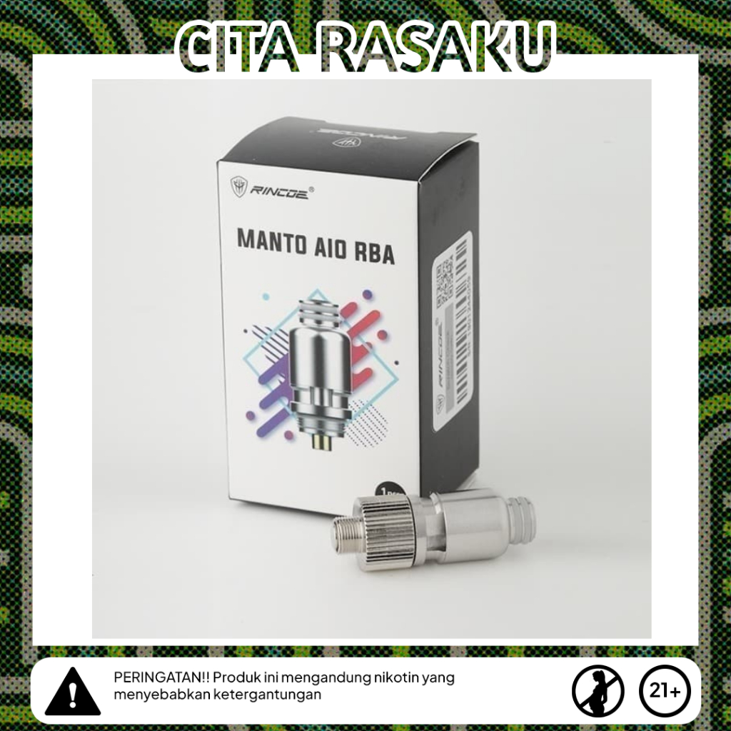 Jual RBA RINCOE MANTO AIO BY RINCOE TECH AUTHENTIC RBA MANTO AIO ...