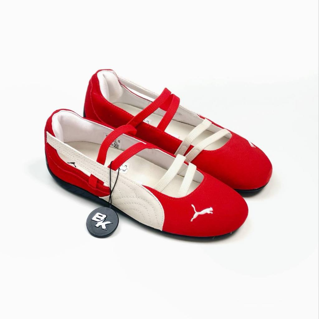 Jual PUMA SPEEDCAT BALLET WHITE RED | Shopee Indonesia