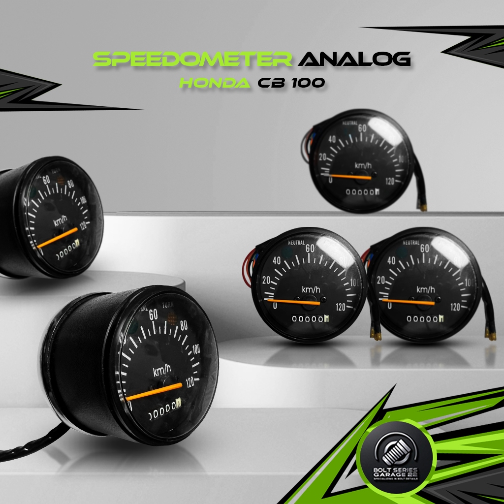 Jual Speedometer Spidometer Klasik Speedo Spido Meteran Analog Motor Honda CB 100 | Shopee Indonesia