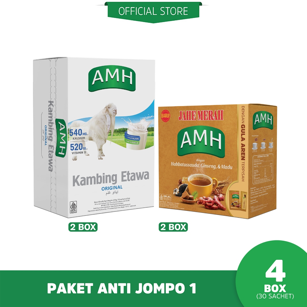 Jual Paket Anti Jompo 1( 2 Box AMH Kambing etawa variant Original (20 ...