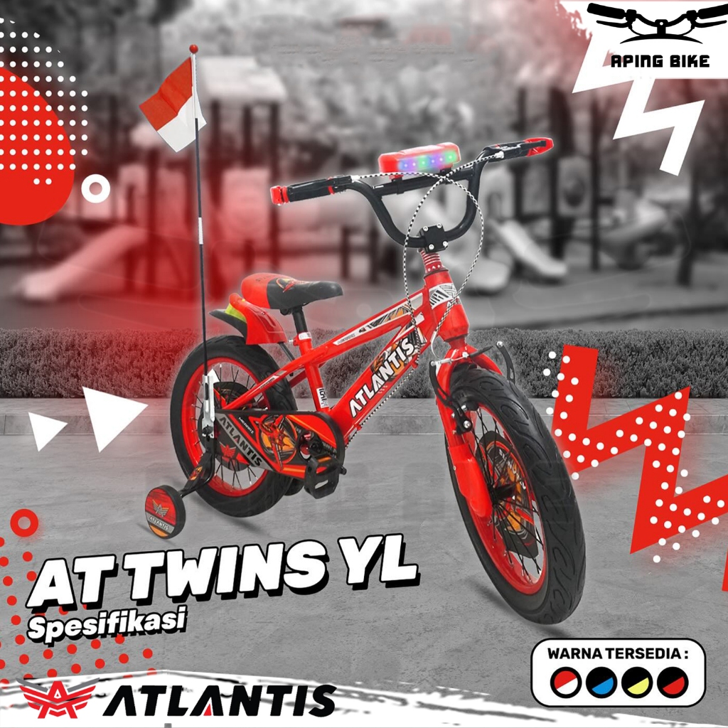 Jual Sepeda Atlantis Twins 12" 16" 18" Sepeda Anak Sepeda BMX | Shopee ...