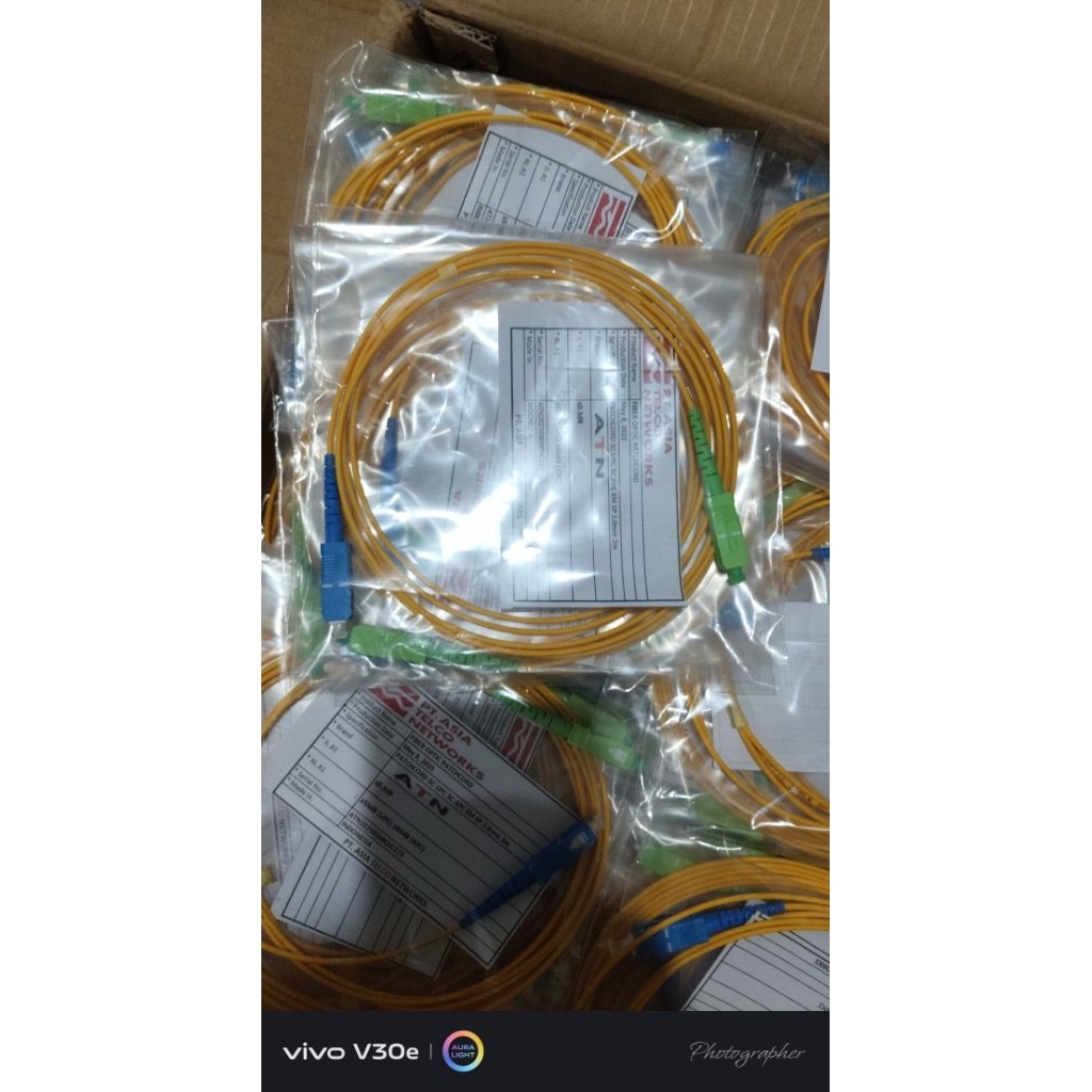 Jual patchcord patchcore fiber optic sc upc sc apc 2mm 2 meter | Shopee ...