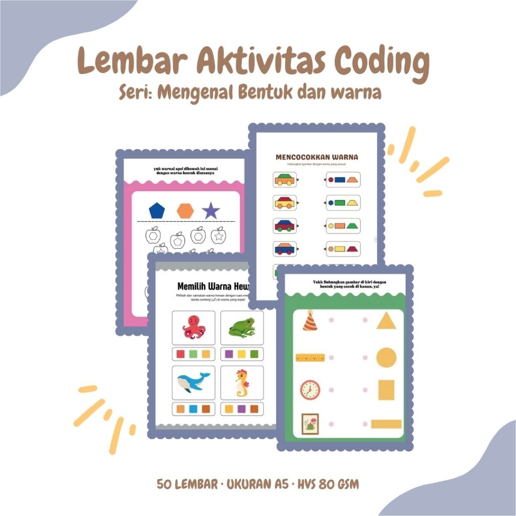 Jual Lembar Aktivitas Coding | Shopee Indonesia
