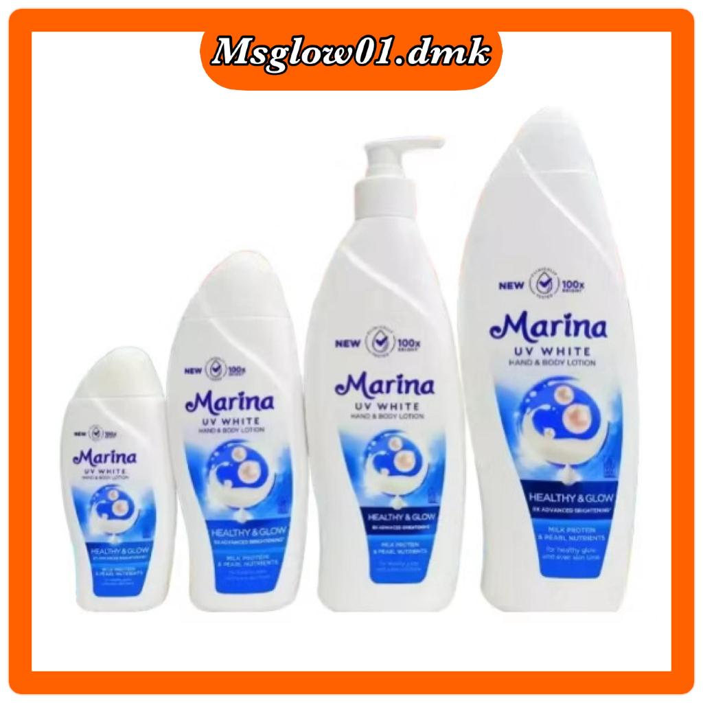 Jual Marina Hand Body Lotion Healthy & Glow 460ml, 350ml, 185ml, 92ml ...