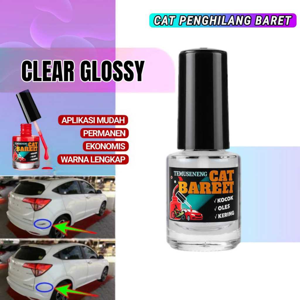 Jual Cat Clear Bening Glossy Pengkilap 100% Pengilang Baret Lecet Mobil ...