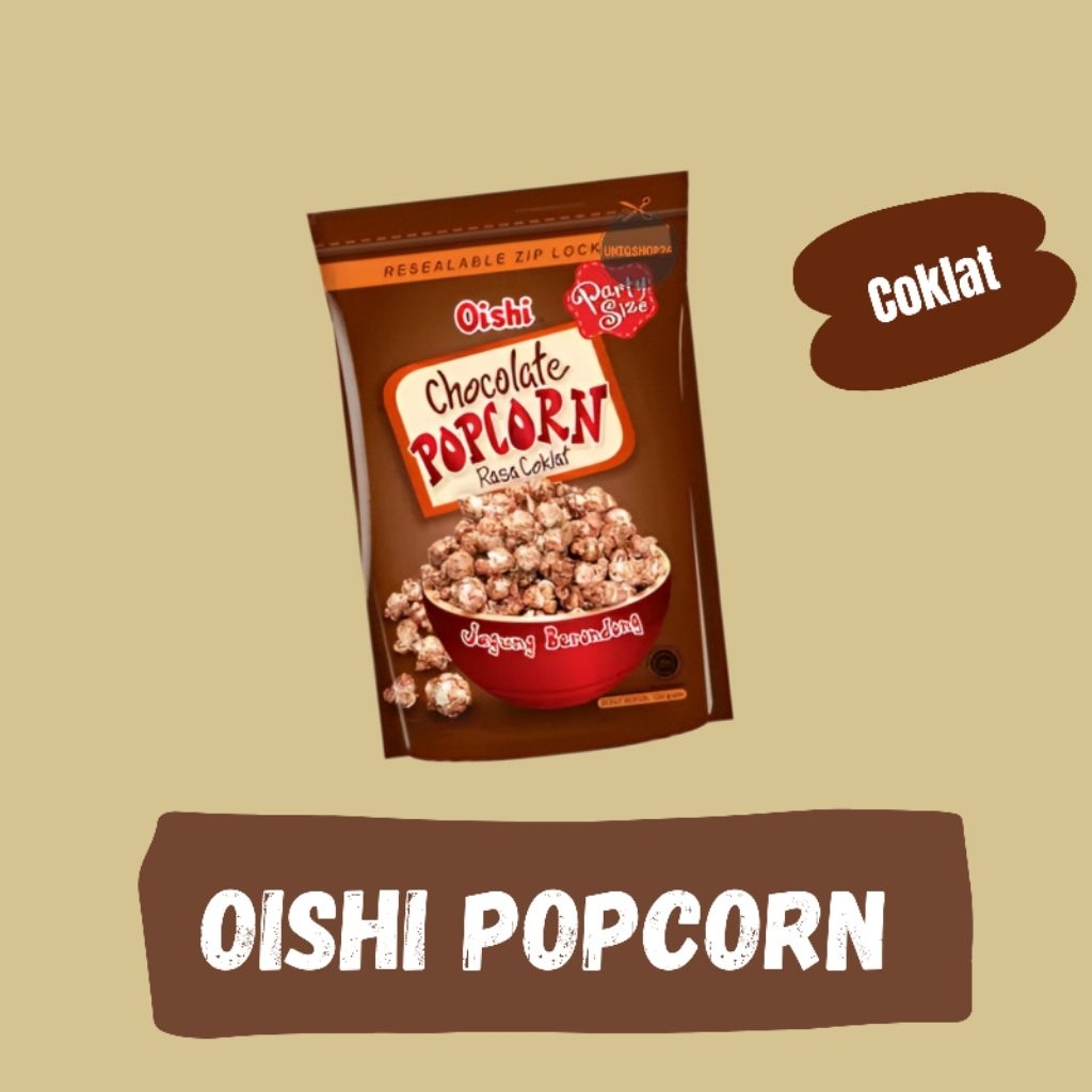 Jual Oishi Popcorn Rasa Coklat 100 g | Shopee Indonesia