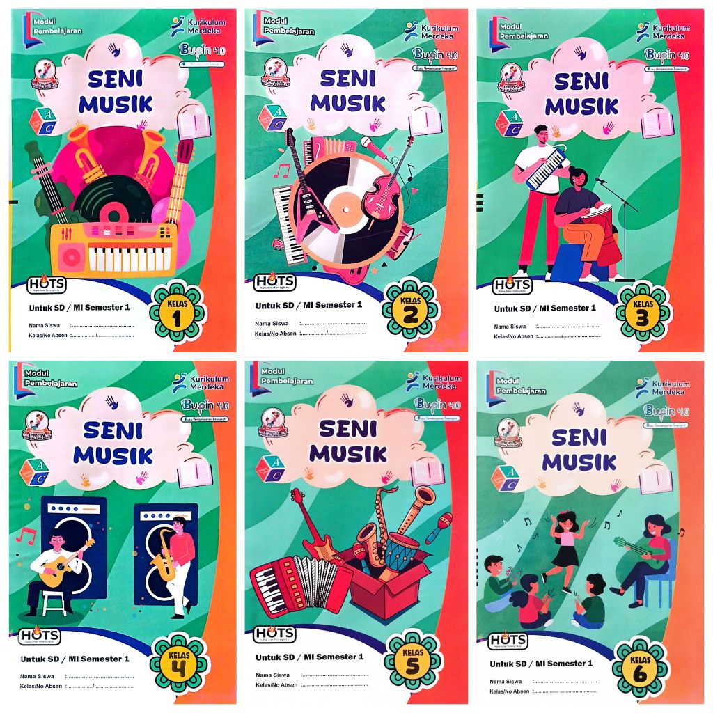 Jual BUKU LKS SD MI SENI MUSIK KELAS 1 2 3 4 5 6 KURIKULUM MERDEKA SEMESTER 1 GANJIL TA.2025/ ...