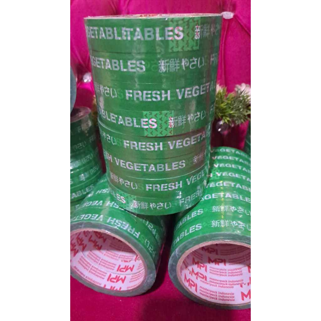 Jual PGATK-Isolasi Fresh Hijau 18 mm x 50 Meter - Lakban Untuk Sayur ...
