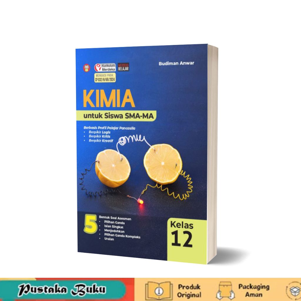 Jual Buku Kimia SMA/MA Kelas 12/XII Kurikulum Merdeka-Budiman Anwar | Shopee Indonesia