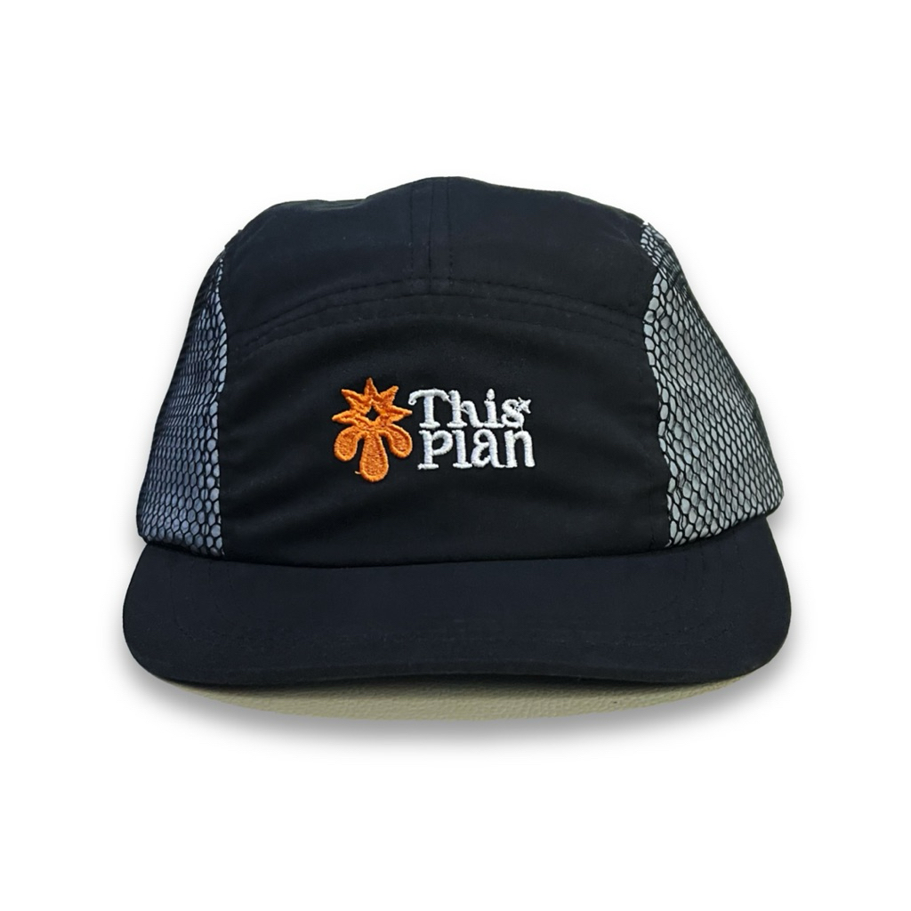 Jual Topi Running Cap Black Logo Thisplan | Shopee Indonesia