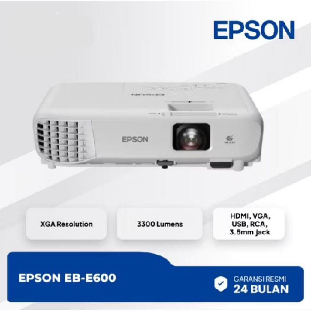 Jual Proyektor EPSON EB E600 TKDN XGA 3300 Lumens HDMI 3LCD | Shopee Indonesia