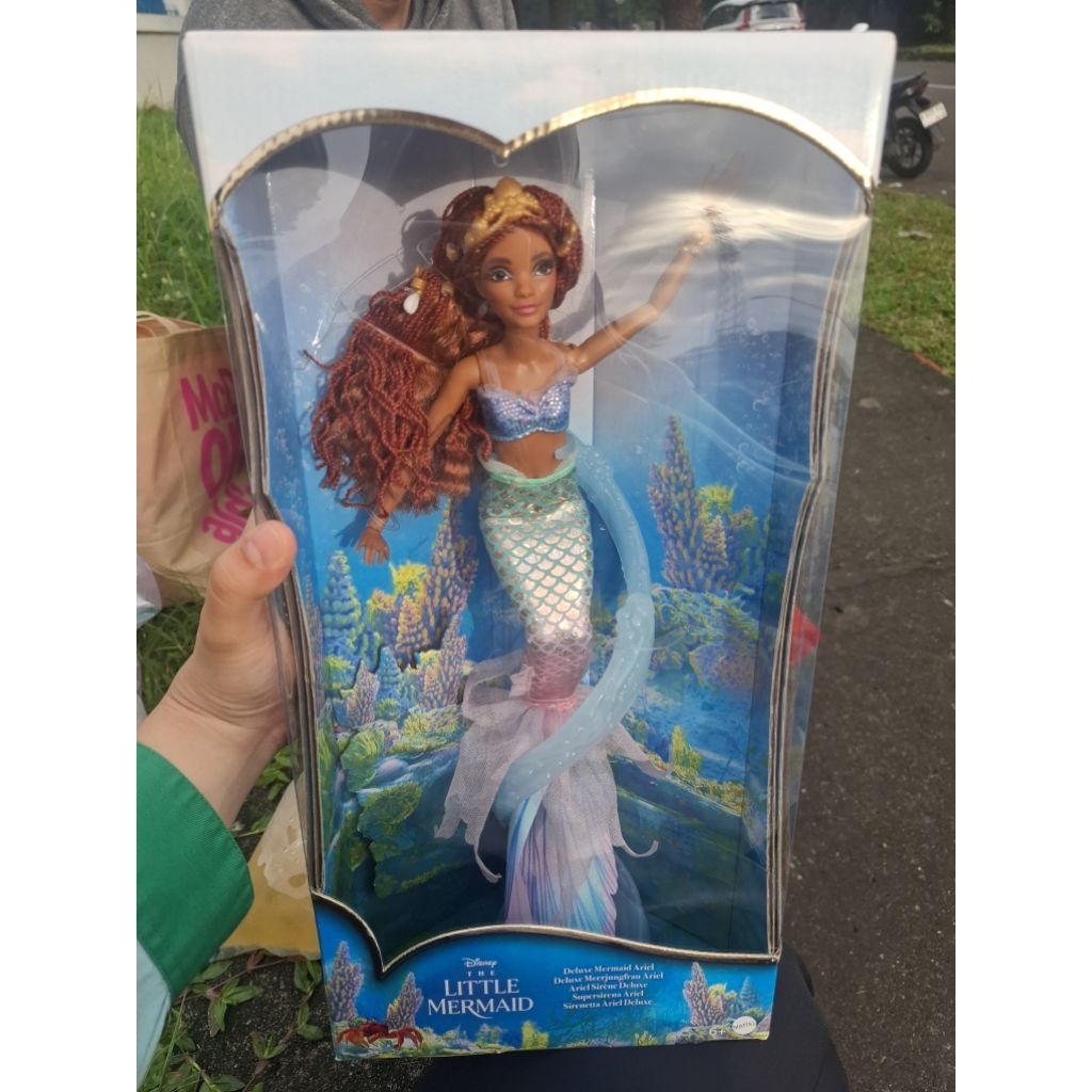 Jual Disney the little mermaid deluxe mermaid ariel doll turun harga ...