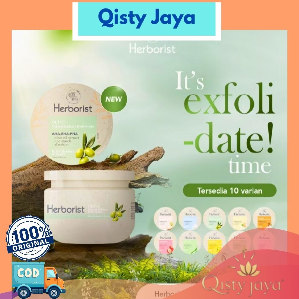 Jual Herboris Natural Balinese Body Scrub White AHA BHA PHA 100 ml ...