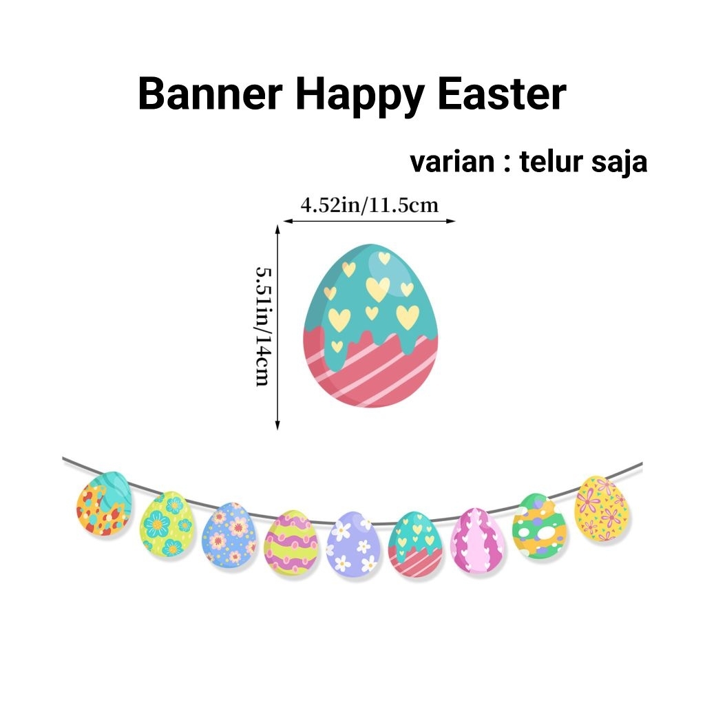Jual Banner Happy Easter, Banner Selamat Paskah | Shopee Indonesia