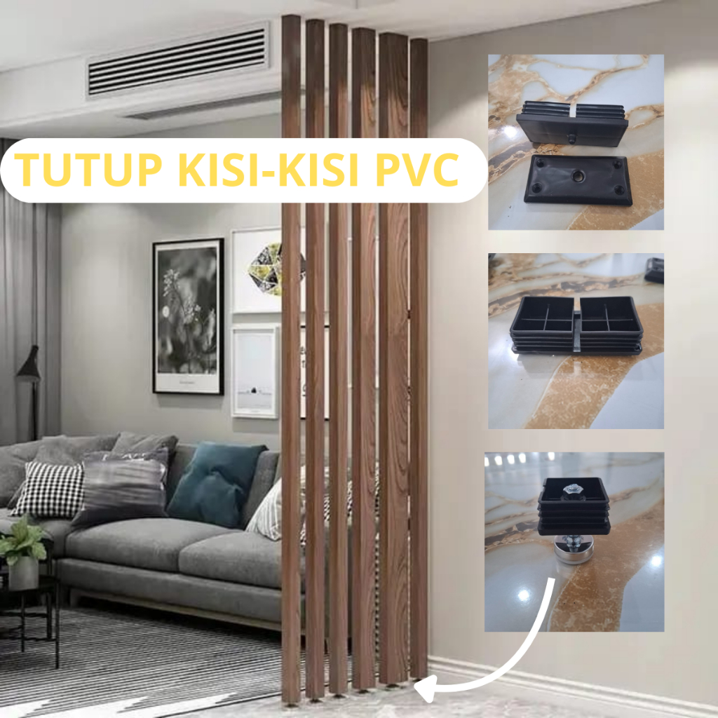 Jual TUTUP KISI KISI PVC / KAKI HOLLOW KISI KISI PUTAR | Shopee Indonesia