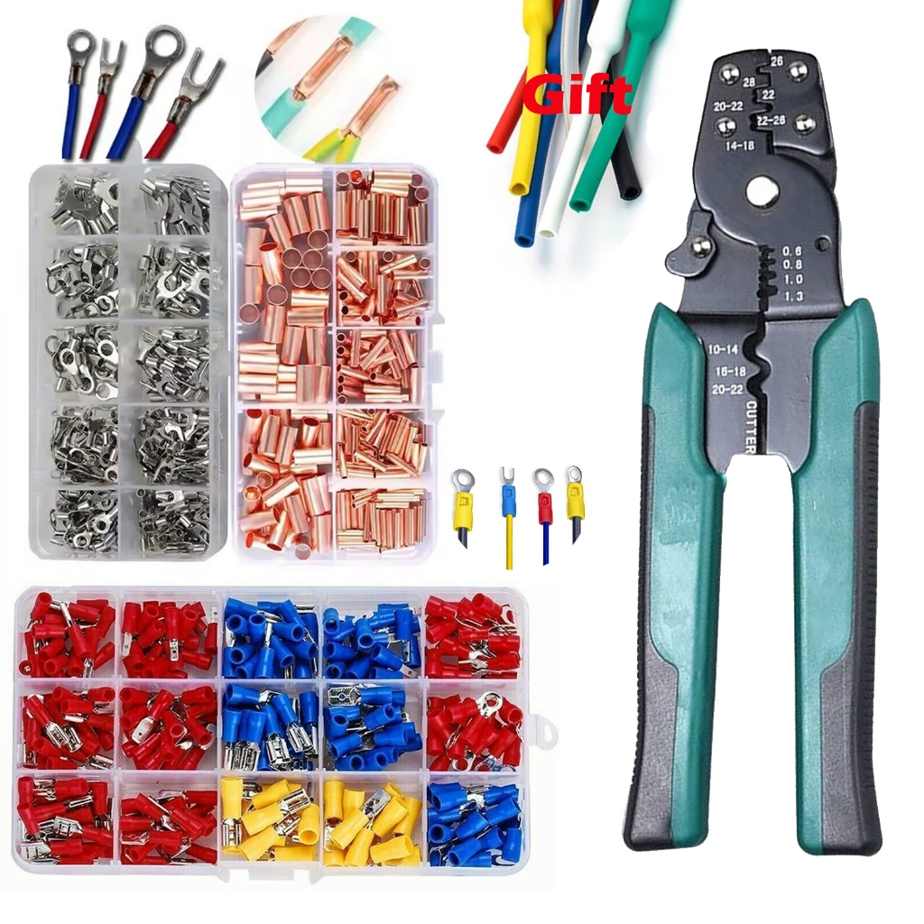 Jual Set Terminal Crimping Konektor Listrik, Berbentuk U/O 2.8/4.8/6 ...