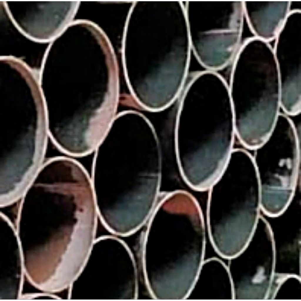 Jual Besi pipa hitam medium 3" x 1,6 x 6 ( 8,5 cm x 1,2 mm x 6 mtr ...