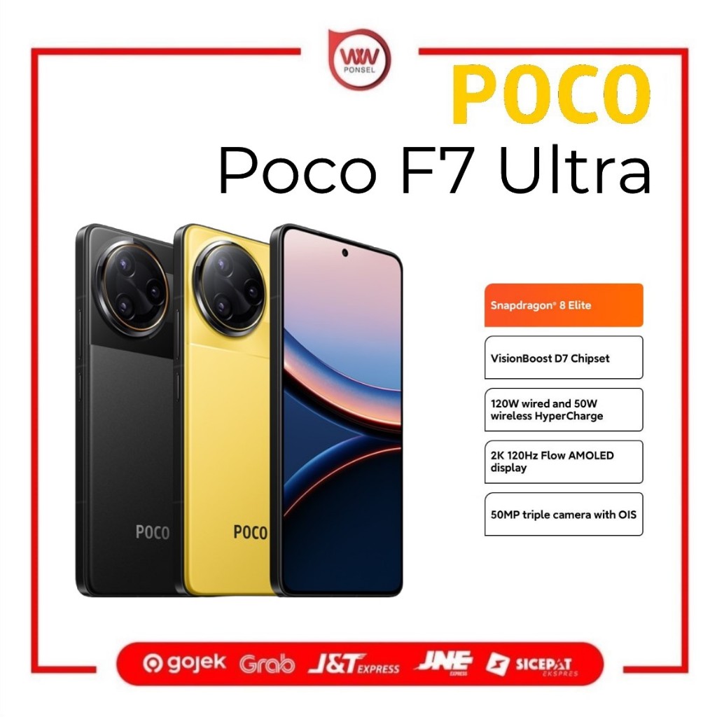 Jual Hp Poco F7 Ultra Ram 16GB Internal 512GB Garansi Resmi | Shopee ...