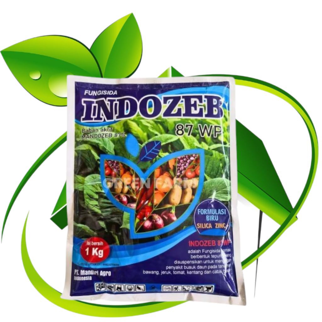 Jual Fungisida Indozeb 87 WP BIRU Silica Zinc Obat Jamur Dan Pathek ...