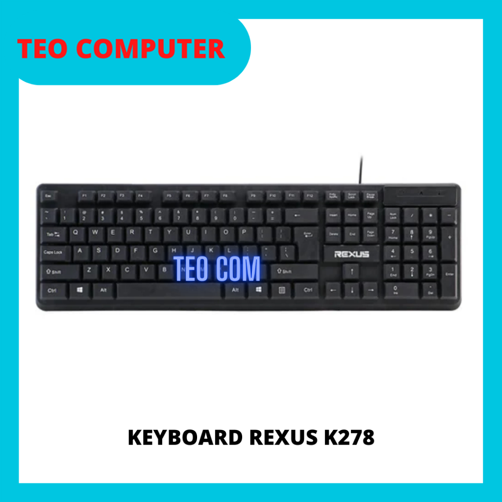 Jual KEYBOARD REXUS OFFICE K278 | Shopee Indonesia